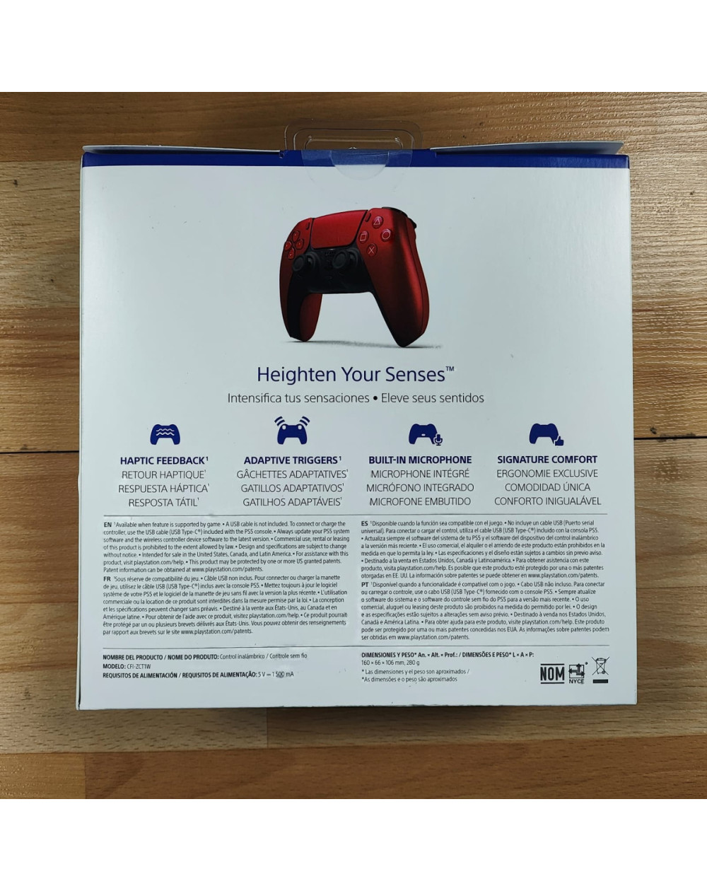 Control Dualsense Metallic Volcanic Red Playstation 5