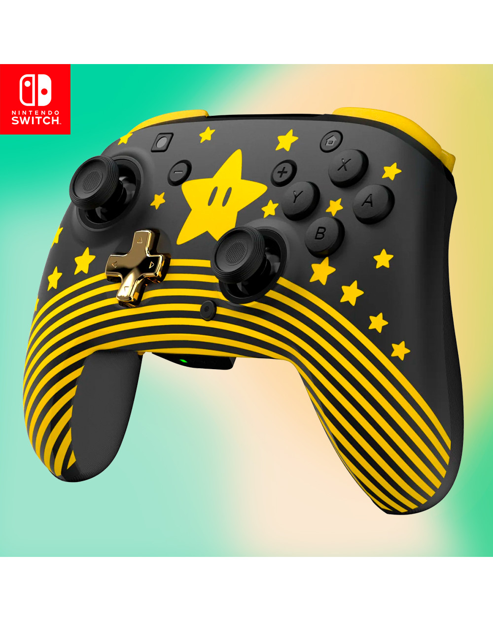 Turtle Beach Control Inalámbrico Rematch Estrella SM Amarillo Nintendo ...