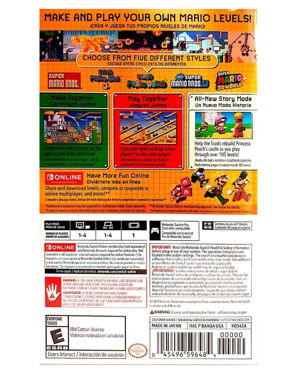 Super Mario Maker 2 Nintendo Switch